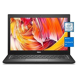 Dell Latitude 7280 Intel Core i7-6600U X2 2.6GHz 16GB 256GB SSD 12.5', Black (Renewed)