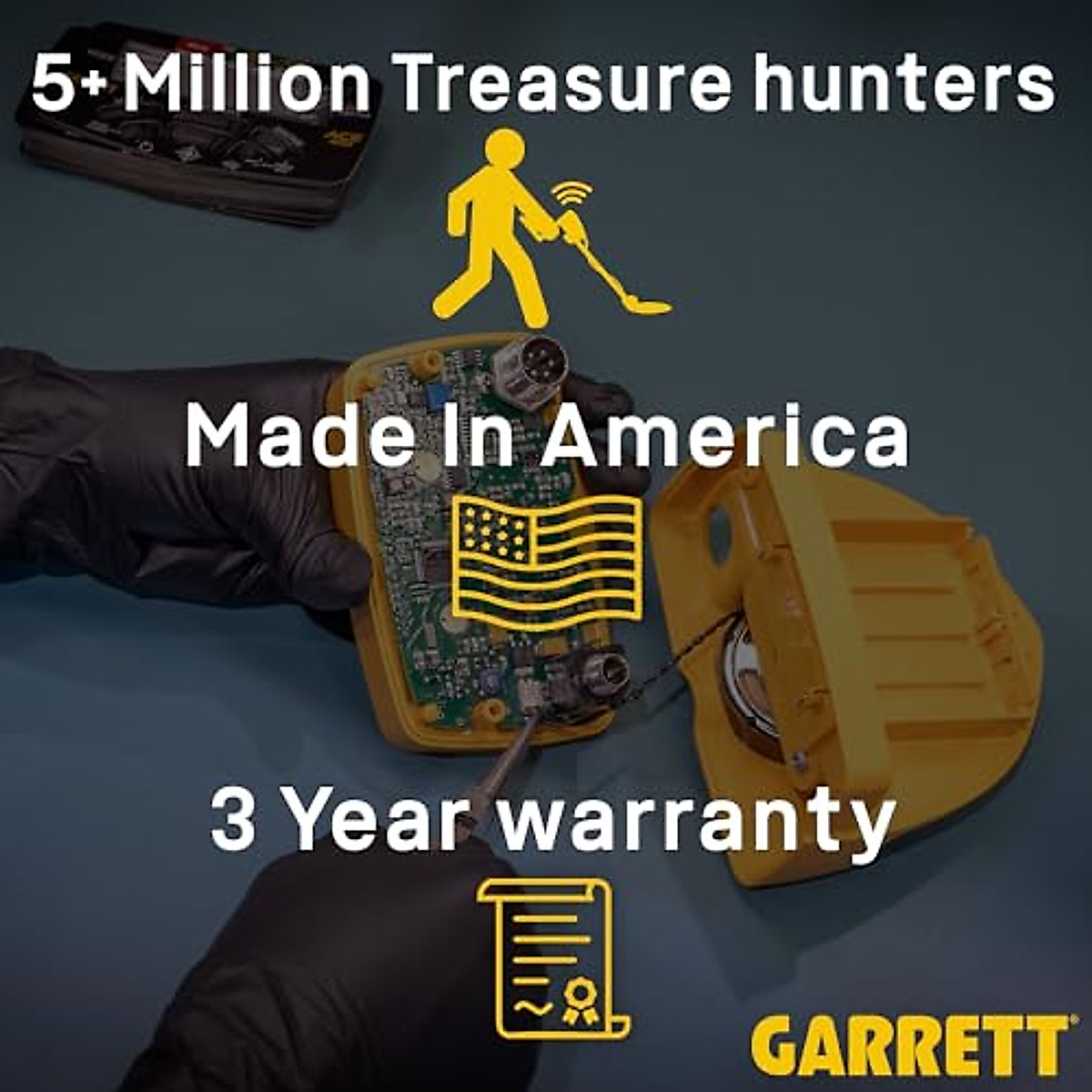 Garrett ACE 300 Metal Detector with Waterproof Coil ProPointer at and More