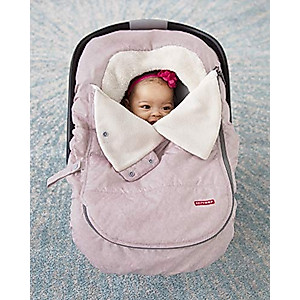 Skip Hop Winter Car Seat Cover, Stroll & Go, Pink Heather