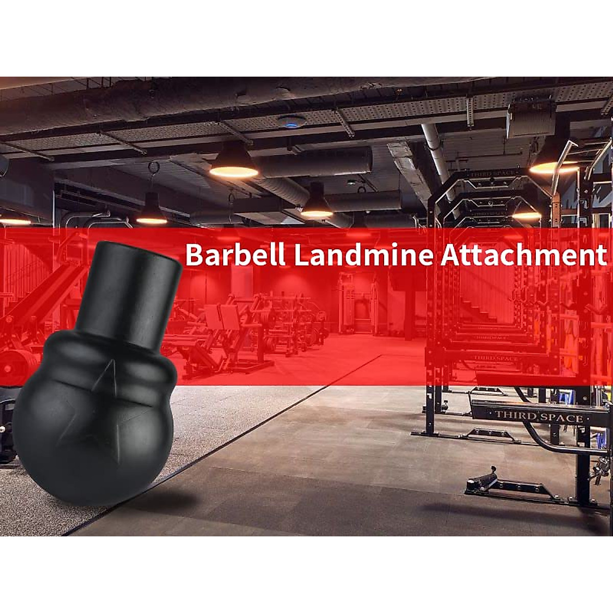 Landmine Attachment for Barbell by SEWD – Portable 2” Olympic Barbell Landmine Exercise Base for Presses, T Bar Row, Rotation, Split Squats and Home Gym Workouts