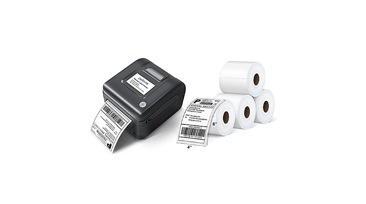 POLONO PL420 High-Speed 4x6 Thermal Shipping Label Printer