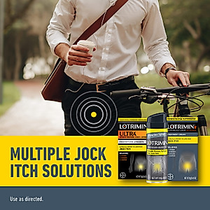 Lotrimin AF Jock Itch Antifungal, Jock Itch, and Athlete's Foot Cream, 0.42 Ounce (Pack of 1) (Packaging May Vary)