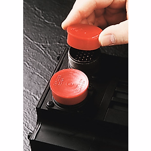 Caplugs EC-12 EC Series – Plastic Cap for Threaded Connectors, 40 Pack, Red LD-PE, Nominal Thread Size 3/4" Flanged, Protective Closures, Dirt and Moisture Seals, Finishing, Masking, Easy Removal