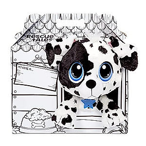 Little Tikes Rescue Tales Adoptable Pets - Dalmatian | Interactive Soft Cuddly Plush Pet Toy with Collar, Tag, Head Nods, Tail Wags, Lifelike Puppy Whines, Pants, and More Sounds | Ages 3+