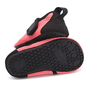 L-RUN Infant Toddler Walking Shoes Quick-Dry Swim Shoes Outdoor Orange 12-18 Month=EU19-20