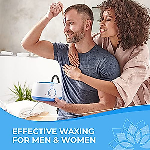Bella Verde Wax Warmer for Hair Removal - Professional-Grade Waxing Pot - Melts Beans, Beads, Canned, & Hard Wax - Non-Stick Coating - For Brazilian, Eyebrow, Legs, & Body - For Men & Women (Wax Warmer Only)…