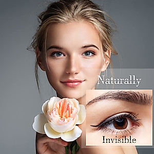 Queekay 864 Pcs Eyelid Lifters Strips Natural Invisible Eyelid Tape Droopy Eyelid Tape Double Single Eyelid Stickers Self Adhesive Eye Lid for Hooded Droopy Uneven Mono Eyelids