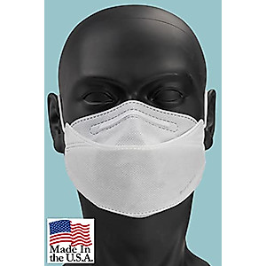 PureMSK - Made in the USA - Disposable Face Mask - Masks for Protection - White Adult Size - (10 PACK)