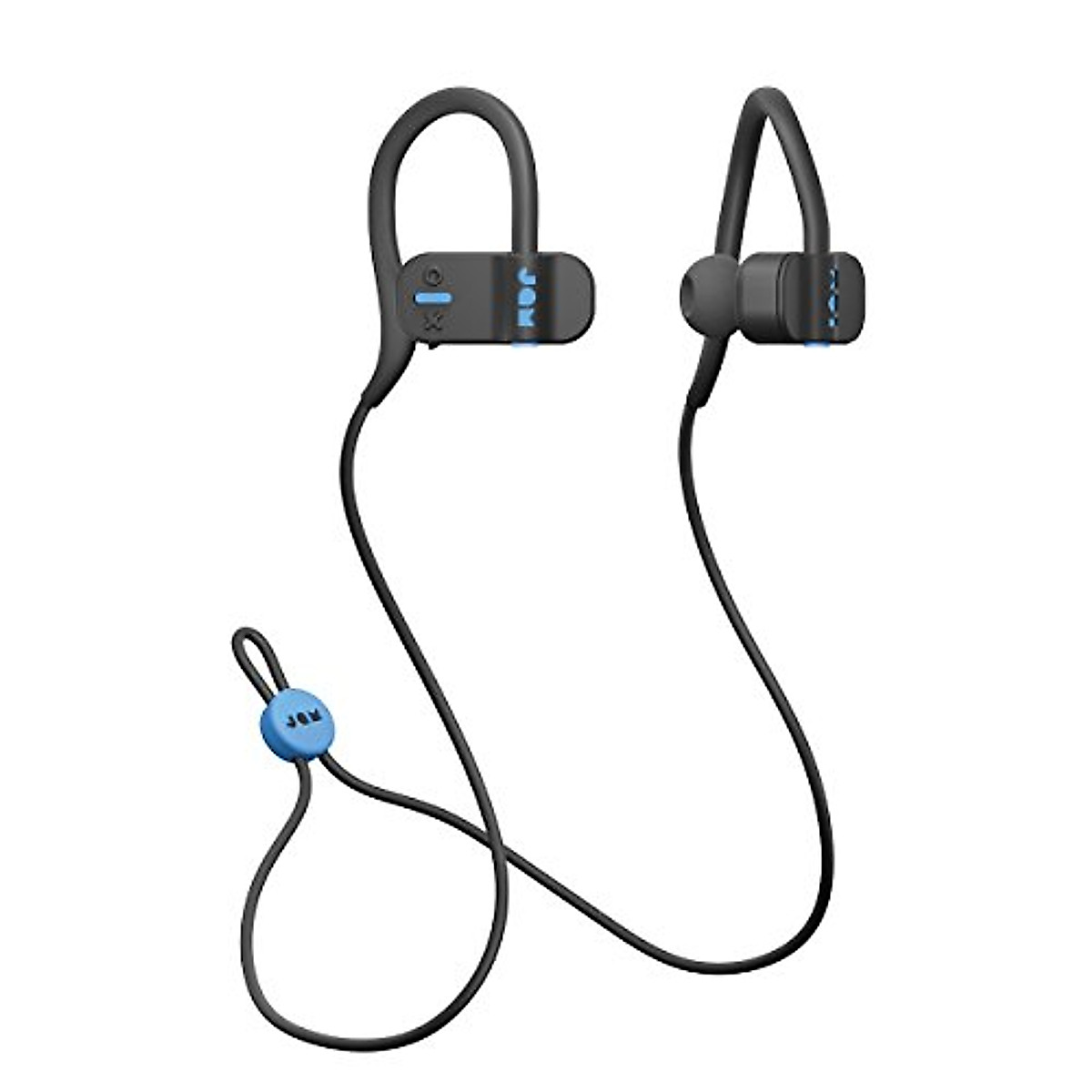 JAM Live Fast Workout Earphones 30 ft. Bluetooth Range, IP67 Sweat Resistant Earbuds 3 Sizes Included, 12 Hour Battery Life, Hands-Free Calling Black