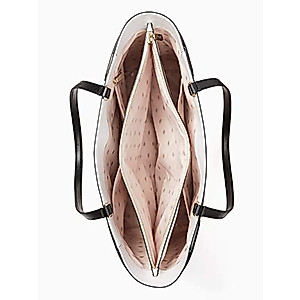 Kate Spade New York Staci Saffiano Leather Laptop Tote Shoulder Bag Color Block