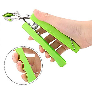 2 Pack Hot Plate Gripper Clips Holder Tongs For Moving Hot Plate Bowls Pizza Pan Air Fryer Microwave Oven with Food Out, Green