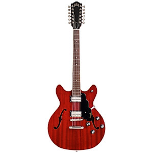 Guild Guitars Starfire I-12 Double Cutaway 12-String Semi-Hollow Body Electric Guitar, Cherry Red - Modern Thin “U“ Neck Profile for Fast, Smooth Playing, HB-2 Humbuckers with Push/Pull Coil Split