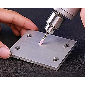 Luo ke 24 Pcs Rotary Grinding Stone Bits, Abrasive Mounted Stone Sharpening Bit Set with 1/8 Inch Shank Fits for Dremel Rotary Tool