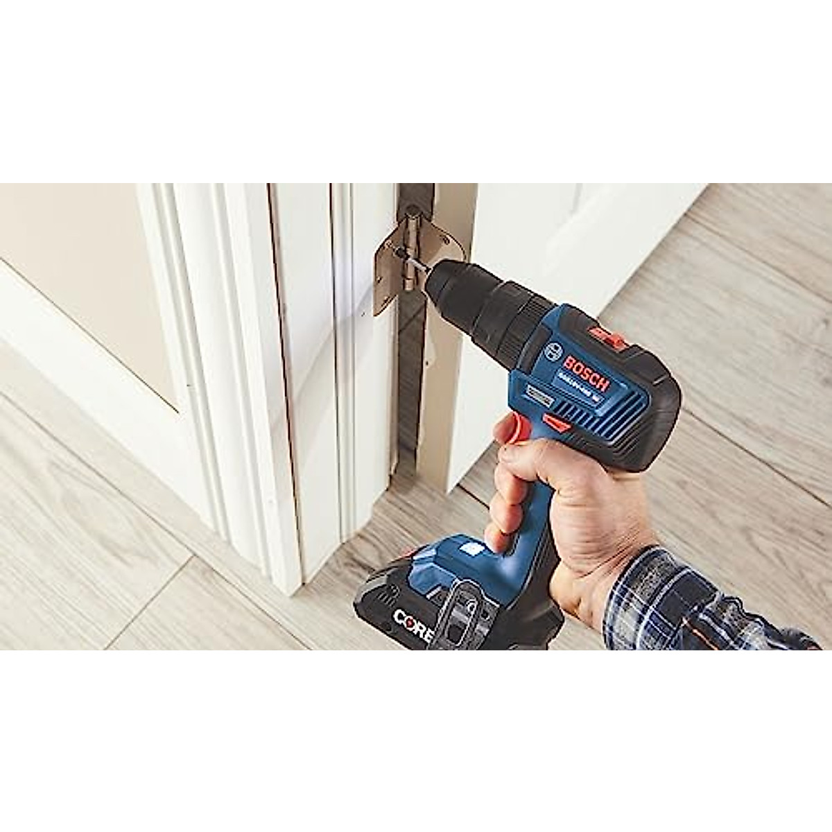 BOSCH GXL18V-901B25 18V 9-Tool Combo Kit 2-In-1 Bit/Socket Impact Driver, Hammer Drill/Driver, Recip Saw, Circ Saw, Oscillating Tool, Angle Grinder, Vacuum, Worklight, (2) CORE18V 4 Ah Batteries