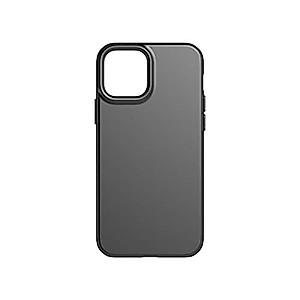 tech21 Evo Slim Phone Case for Apple iPhone 12 and 12 Pro 5G with 8 ft. Drop Protection, Charcoal Black