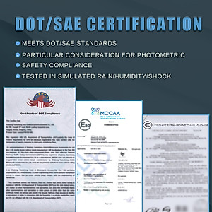 VLAND LED Headlight Assembly Fit for Ford F150 13th Gen 2018-2020, Plug-and-play, Black