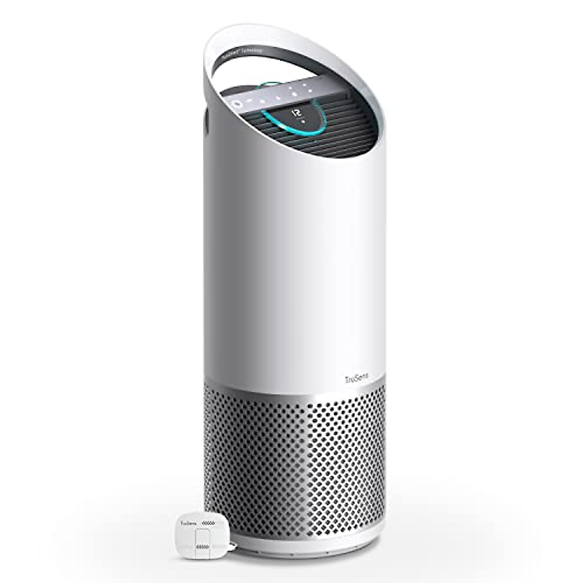 TruSens Air Purifier with UV-C Light + True HEPA Filtration | Large | SensorPod™ Air Quality Monitor | Auto, Sleep, & Turbo Mode | Touch Control | Portable Handle