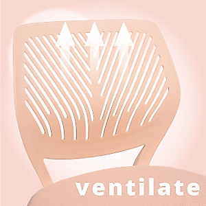 FurnitureR Teens Girls Task Chair 360 Swivel, Low Mid PP Mesh Back Fabric Seat, Height Adjustable, Rolling Castor, W15.7inces x D15.2inces x H29.5-34.2inches (Rose)