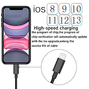 Apple MFi Certified USB C to Lightning Cable Made for iPhone X/XS/XR/XS Max / 8/8 Plus, Supports Power Delivery (for Use with Type C Chargers) 4FT (Black)