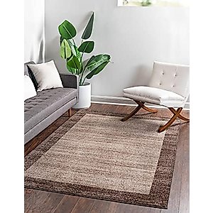 Unique Loom Del Mar Collection Area Rug - Abigail (2' 2" x 3' 1" Rectangle, Light Brown/ Beige)