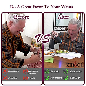 (2 Pack) Gravity Electric Salt and Pepper Grinder Set Battery Operated One Hand Automatic Operation, Adjustable Coarseness Mill Grinders Shakers LED Light, Kitchen Gadgets Gifts-Black