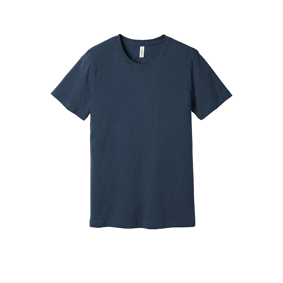 Bella+Canvas Unisex Jersey Short Sleeve Tee, Heather Navy, X-Large