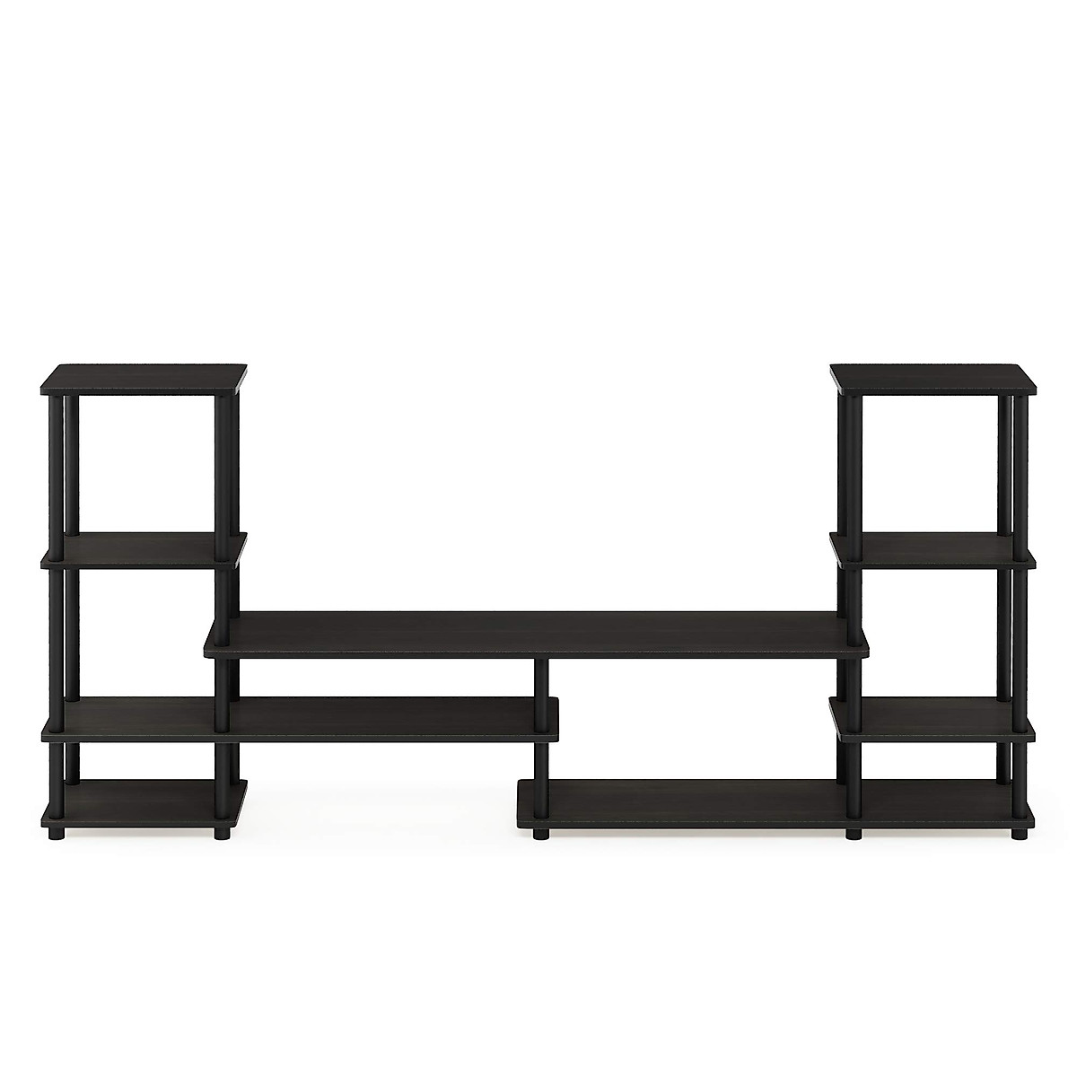 FURINNO Turn-N-Tube Grand Entertainment Center, Espresso/Black