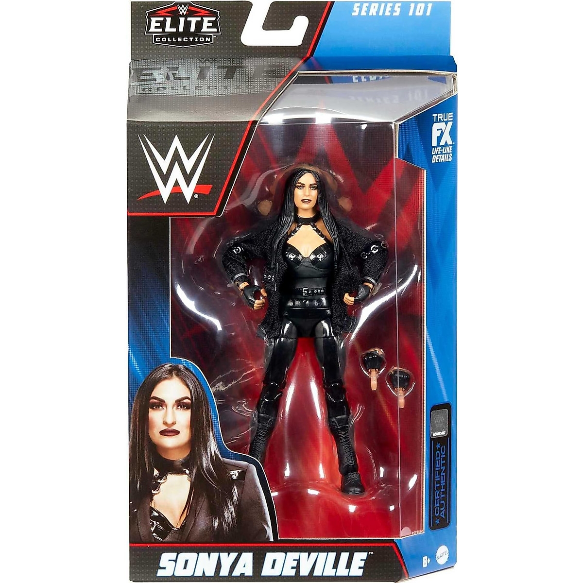 Mattel WWE Sonya Deville Elite Collection Action Figure, Deluxe Articulation & Life-like Detail with Iconic Accessories, 6-inch