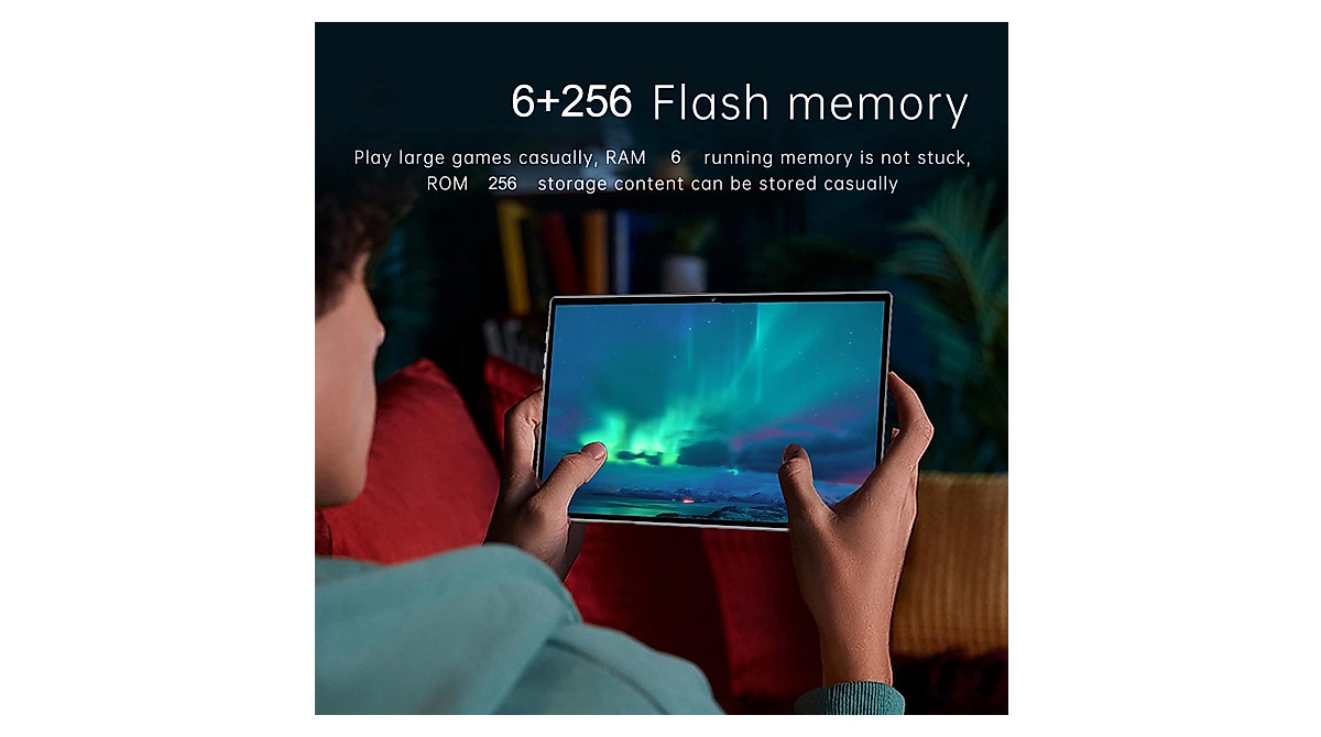 VINGVO HD Tablet, FHD Display Octa Core CPU 100‑240V Office Tablet 6GB ...