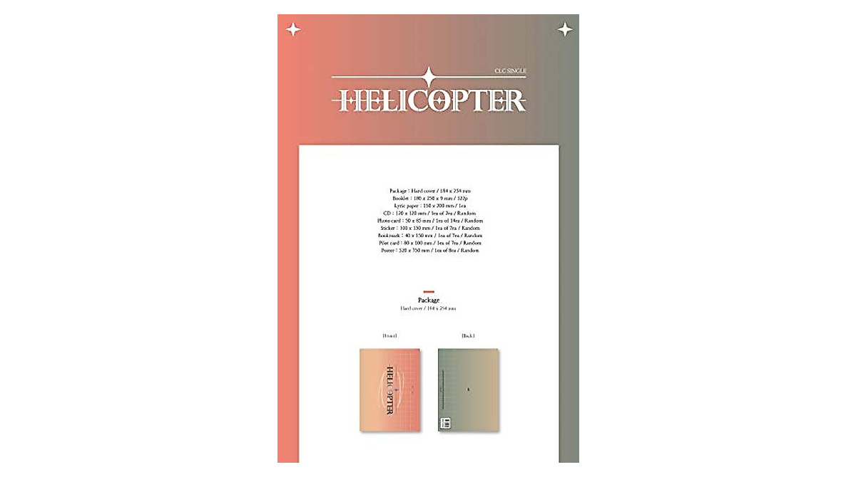 CLC Helicopter Album with Folded Poster - Buy Now