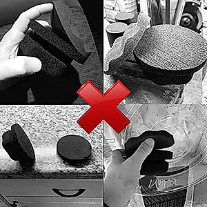 CHENJIAXIANG Tire Dressing Applicator | Tire Shine Applicator | Durable and Reusable Tire Dressing Applicator Pad for Applying Tire Shine(4 Pack)