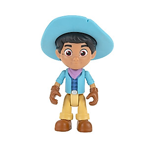 Dino Ranch Miguel and Tango’s Tow Rig Vehicle - Features 5” Dino Tango Tow Rig and 3” Dino Rancher Miguel - Three Styles to Collect - Toys for Kids Featuring Your Favorite Pre-Westoric Ranchers
