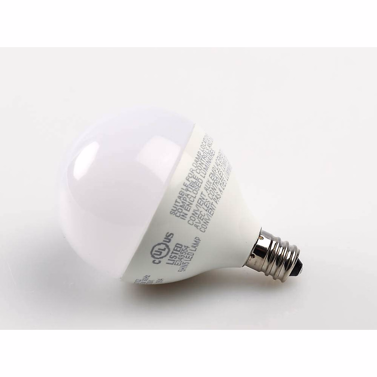 Maxlite Dimmable 5W 2700K G-16.5 Frosted Globe LED Bulb, E12 Base, Enclosed Rated