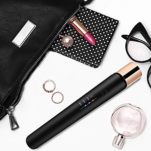 Cordless Hair Straightener for Touching Up Short Thin Fine Hair On The Go 【2023 𝗡𝗘𝗪 Upgrade】,Portable Flat Iron Rechargeable Build in 4800mAh Battery, Quick Heat Up Cordless Flat Iron