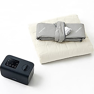 Navien Mate EQM 580, Queen – EMF-Free Water Heated Mattress Pad Warmer – Dual Temperature Control – WiFi Enabled & Eco-Friendly – Helps Soothe & Relieve Stress, Muscle Soreness, & Tension