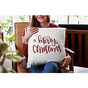 Merry Christmas Iron On Decal, Shirt Transfer Patch Design, DIY Crafts, Holiday Iron-On, Pick Size Color, No Sew Ready To Apply to Most Thing