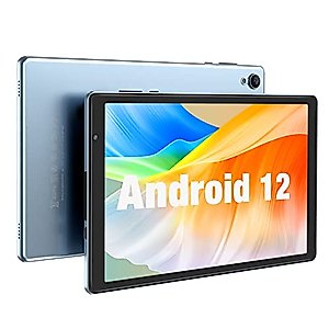 VOLENTEX Tablet 10 Inch Android 12 Tablet PC, Tablets with 2GB RAM 32GB ROM 512GB Expand, Quad Core Processor, WiFi 6, 10.1'' IPS HD Display, 6000mAh Battery, Dual Camera,Type C (Silver)