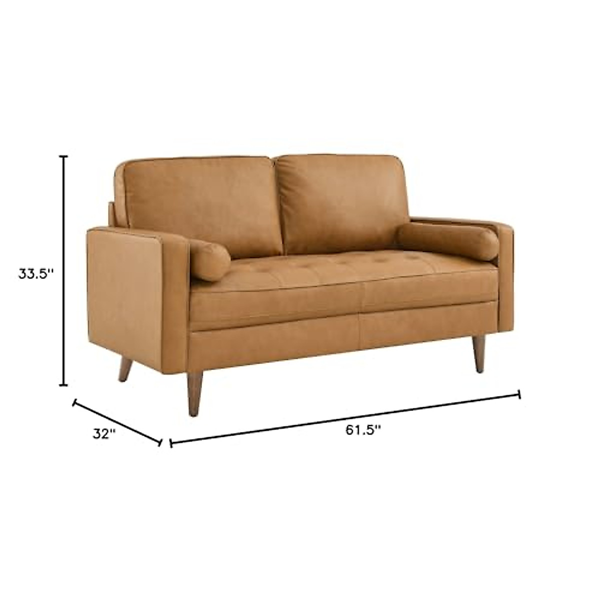 Modway Valour Love Seats, Loveseat, Tan