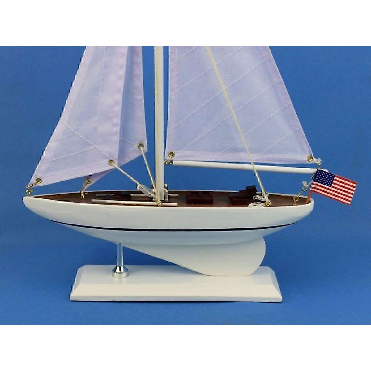 Hampton Nautical Intrepid Sailboat, 16"