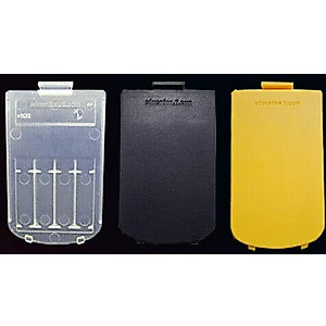 Battery Door Cover for Texas Instruments Graphing Calculator (Clear, TI-84 Plus/TI-89)