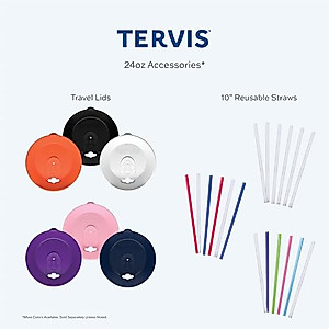 Tervis Floral Moon Phases Made in USA Double Walled Insulated Tumbler Travel Cup Keeps Drinks Cold & Hot, 24oz, Quartz