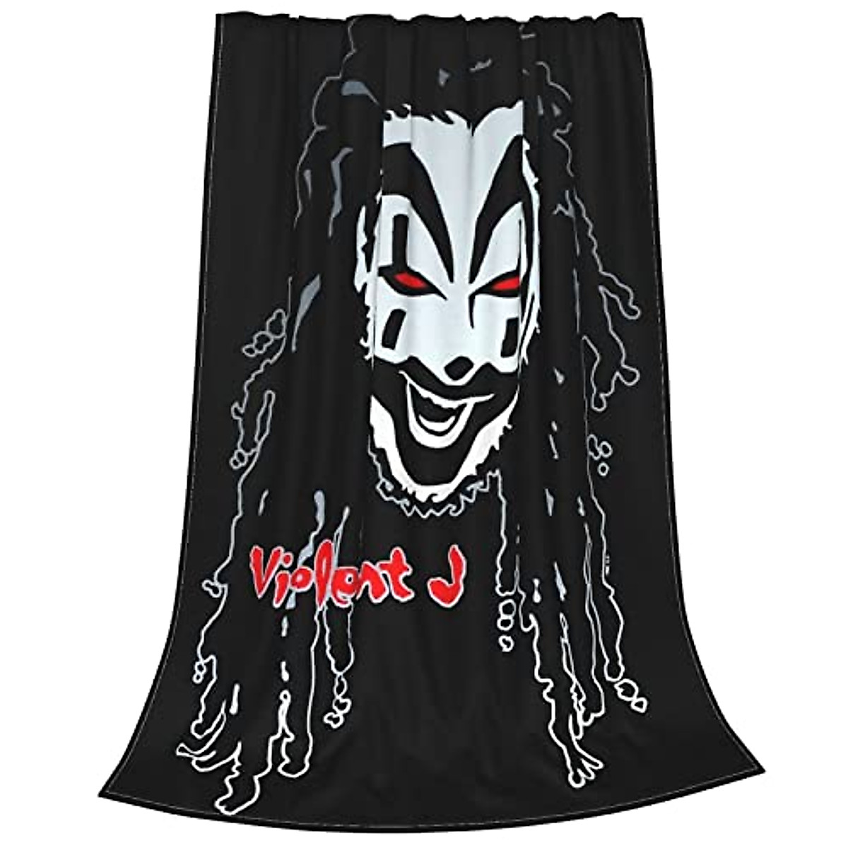 Insane Hip Clown Hop Posse Throw Blankets Flannel Blanket Lightweight Throw Blanket for Couch Bed Soft Warm Cozy 80"x60"