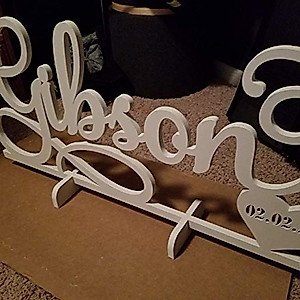 Custom Name sign - Decorative Surname Name Sign - Personalized Name Sign - Last Name
