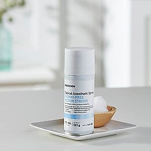 McKesson Topical Anesthetic Spray, Topical Pain Relief, Hazmat-Free, Medium Stream, 115 mL, 1 Count