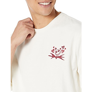 Amazon Essentials Disney | Marvel | Star Wars Men's Flannel Pajama Sleep Sets, Nightmare Valentine - Mens, Medium