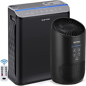 BS-14 Air Purifier & BS-03 Air Purifier, Effectively Clean 99.97% of Dust, Smoke, Pets Dander, Pollen, Odors