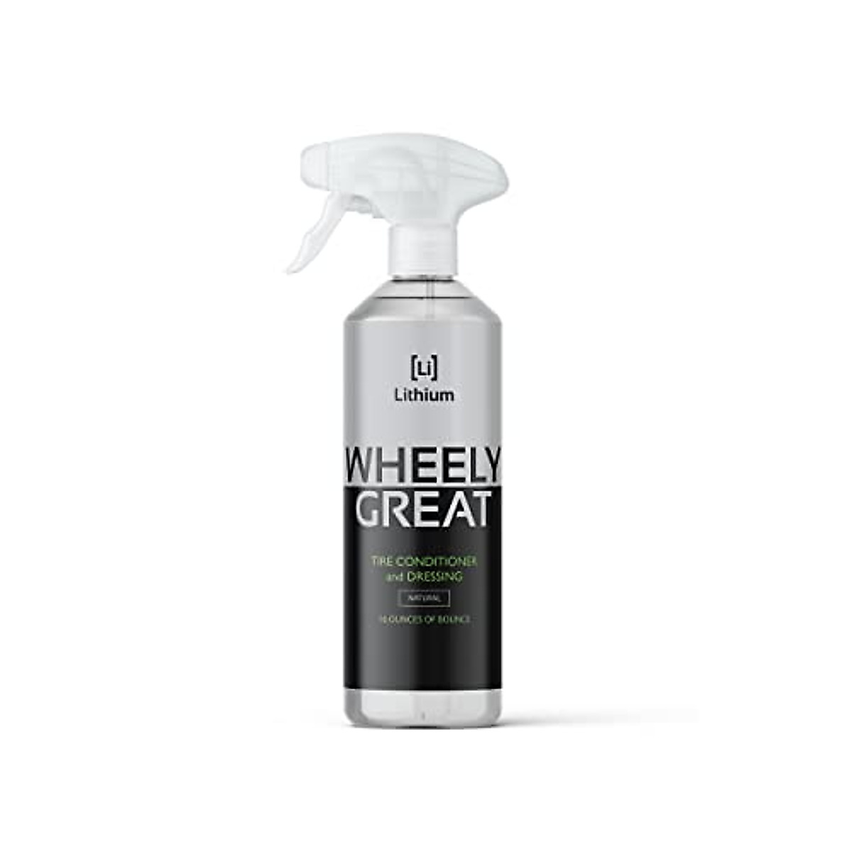 WHEELY GREAT TIRE DRESSING AND CONDITIONER, PROTECTS RUBBER FROM U.V. RAYS. CONDITIONS RUBBER SO IT WON'T DRY OUT AND CRACK. KEEPS TIRES BLACK- NOT SHINY. REMOVES BROWN FILM FROM SIDEWALLS.