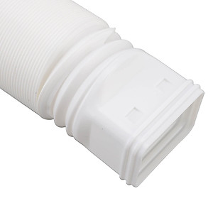 Retractable Rain Gutter Drain Downspout Extender Roof Drain Hose Drain Extender Drain Pipe Extension Connector Drain Connection Telescoping Extension Hose Accessories for Home Improvement(White)