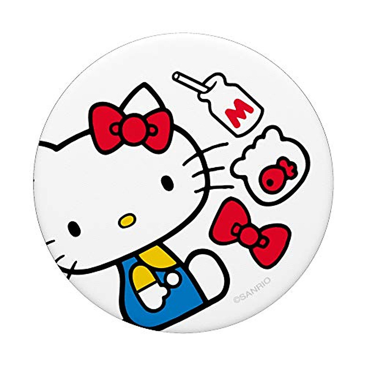 Hello Kitty Retro Favorite Things PopSockets Stand for Smartphones and Tablets PopSockets PopGrip: Swappable Grip for Phones & Tablets