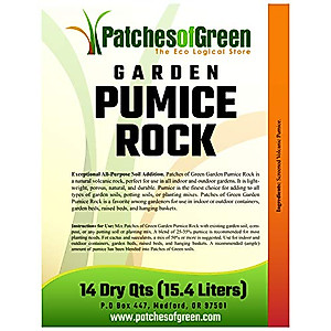 3.5 Gallons (14 Qts) Bonsai & Succulent Garden Pumice Rock from Patches of Green